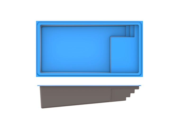 Top down views for Rainforest Pools models