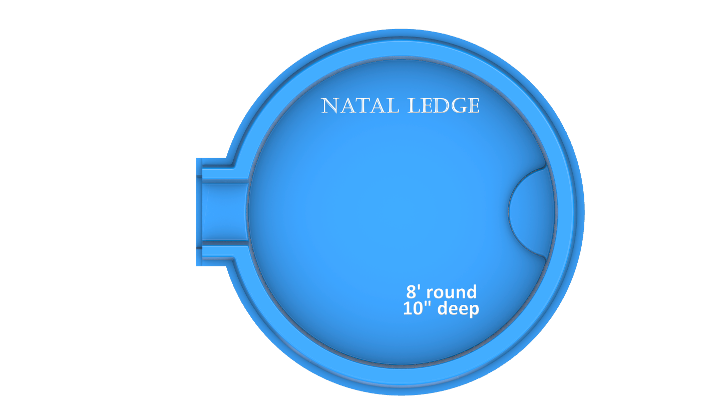 Relax with a Natal Tanning Ledge - Rainforest Pools -N- Composites